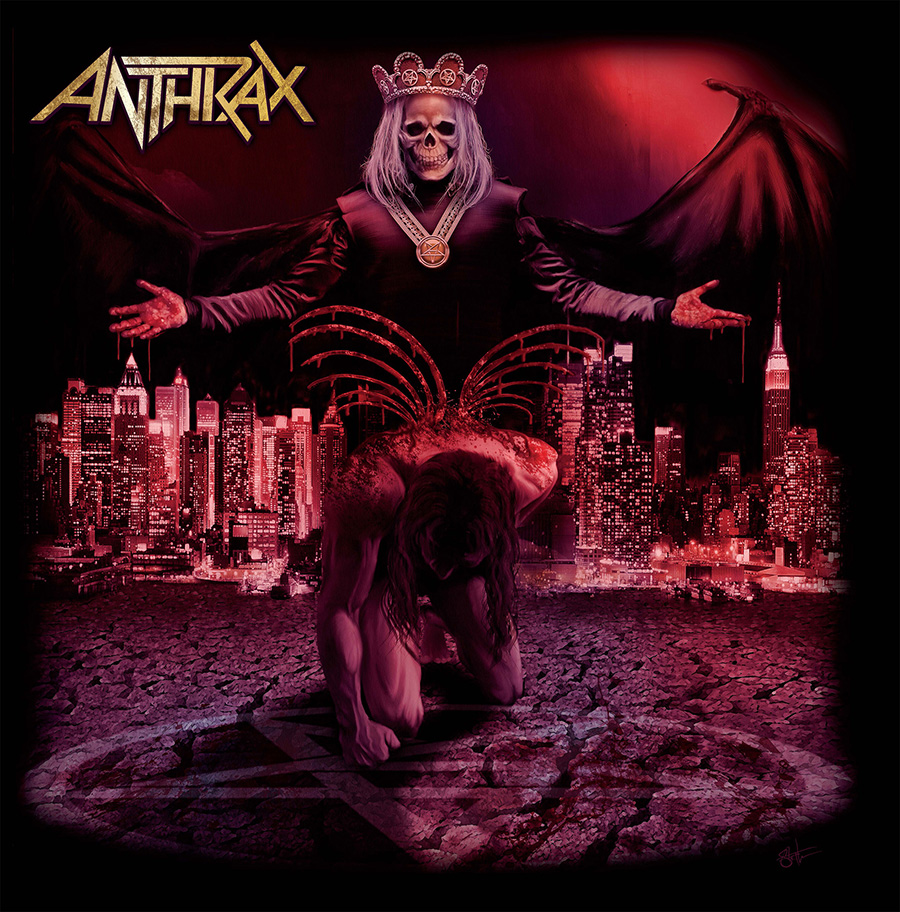 Anthrax Blood Eagle Wings Disc Art Side A (2017) - UnRated Metal Magazine